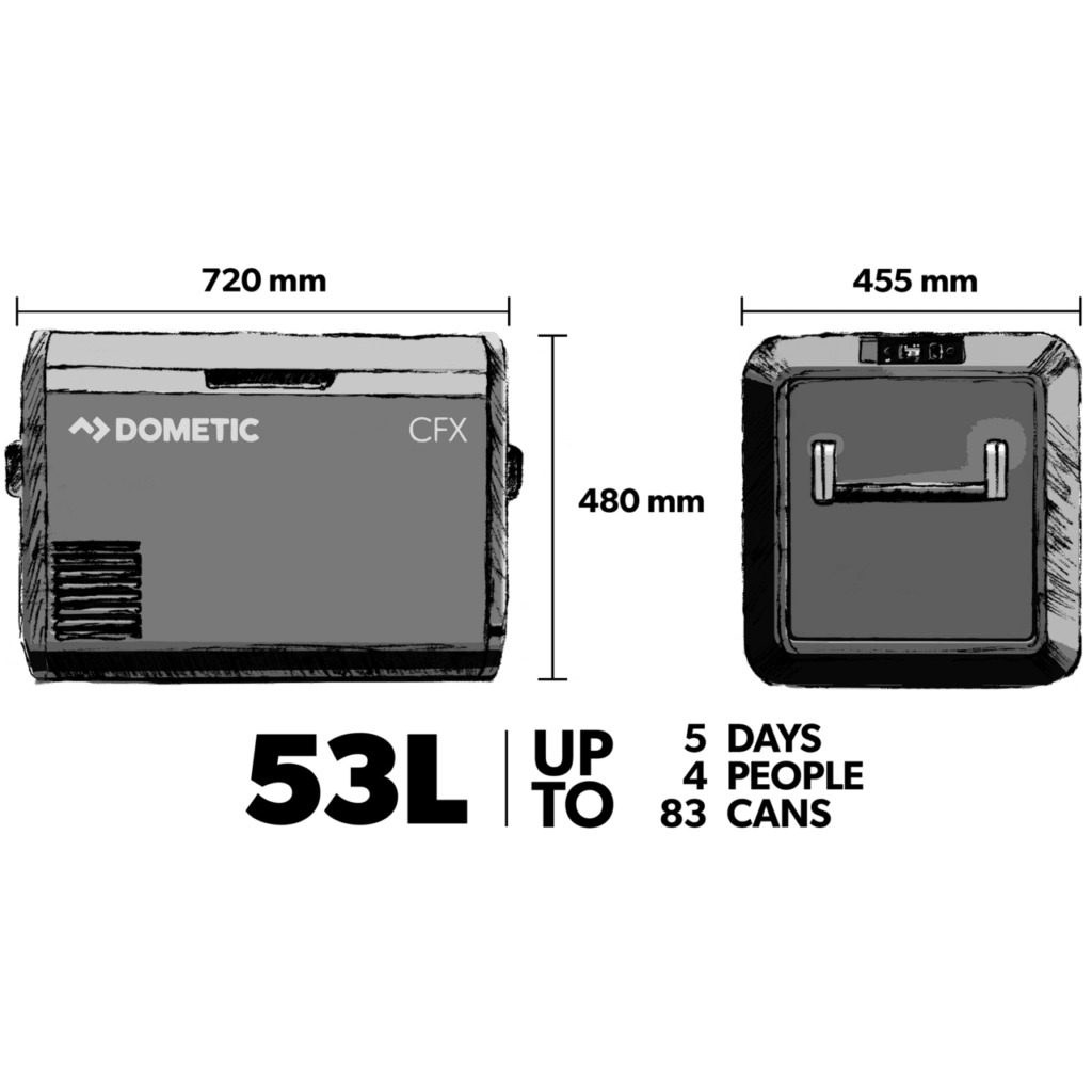 DOMETIC COMPRESSOR COOLER CFX3 55IM